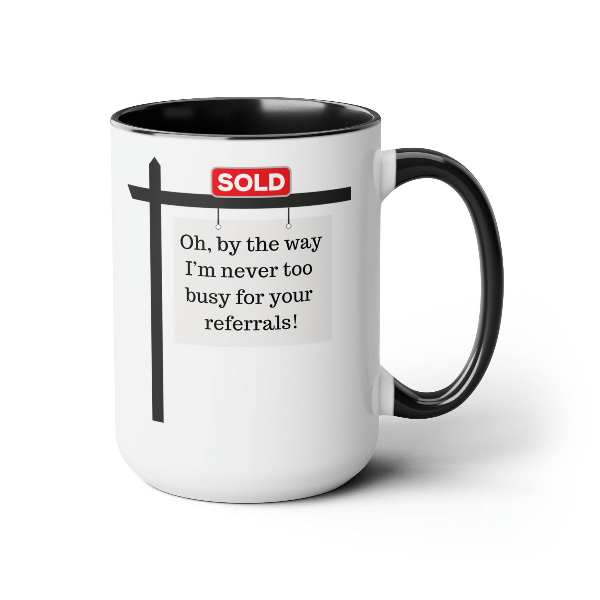Realtor Gifts for Agents, Real Estate Sold Coffee Mugs, Broker Mugs ...