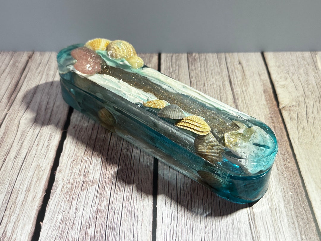 Resin Dice Box for Dnd-dungeons and Dragons-ocean-sea Shells-beach ...