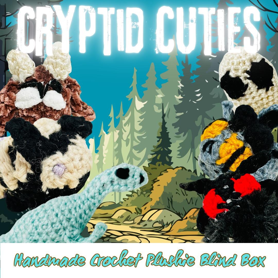 Cryptid Cuties Blind Box - Nessie - Mothman - Hellhound - Jackalope ...