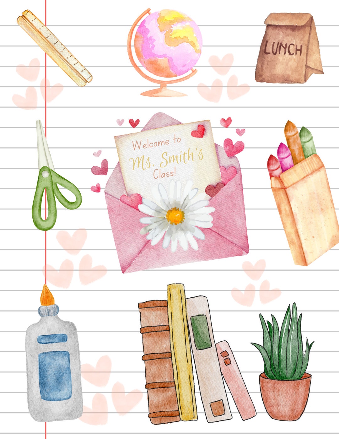 Teacher Welcome Sign - Etsy