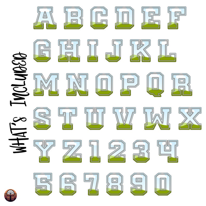 Collegiate Alphabet Canva Template - Graduation School Projects ...