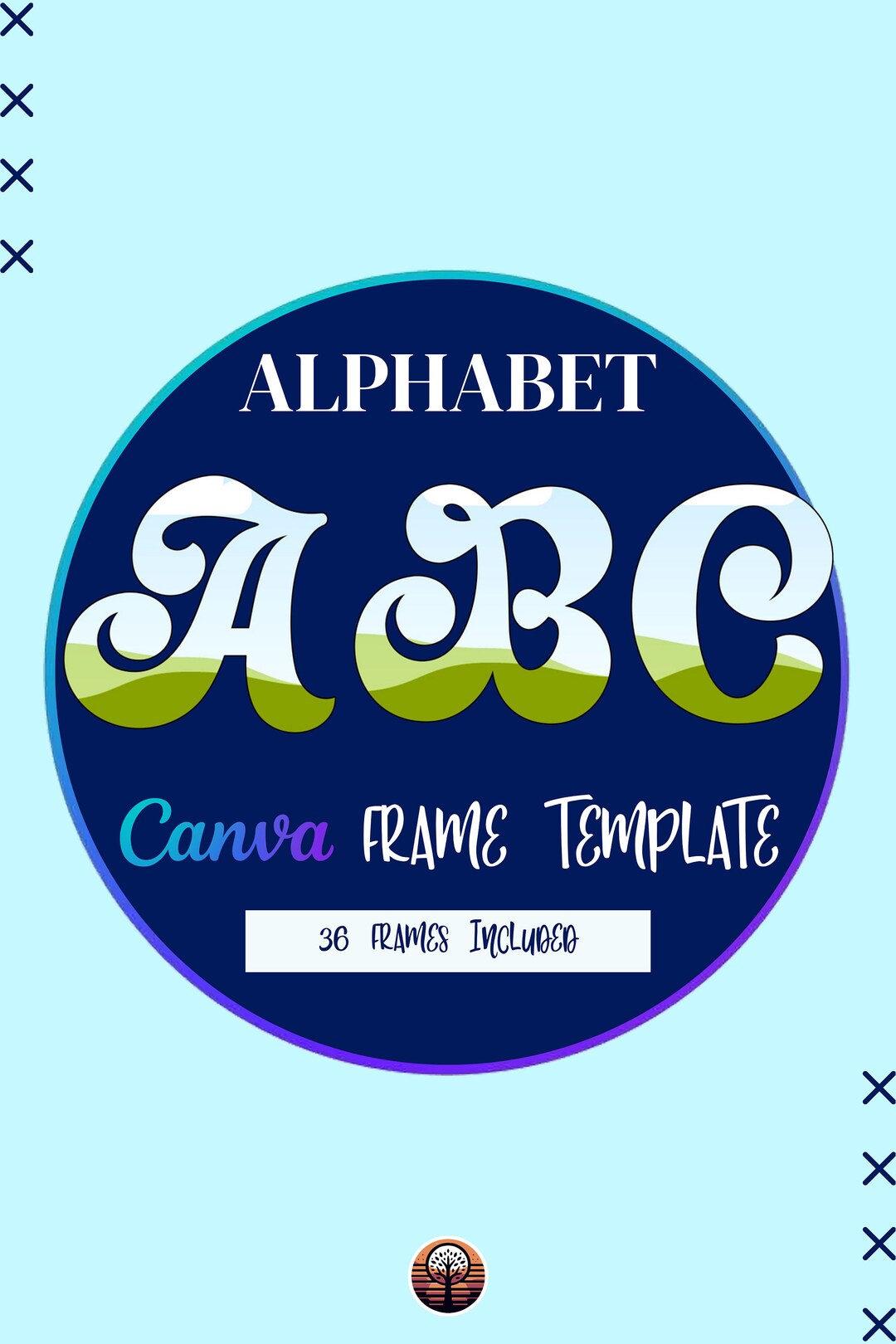 Vintage Swirl Script Font Alphabet Template for Commercial Use ...