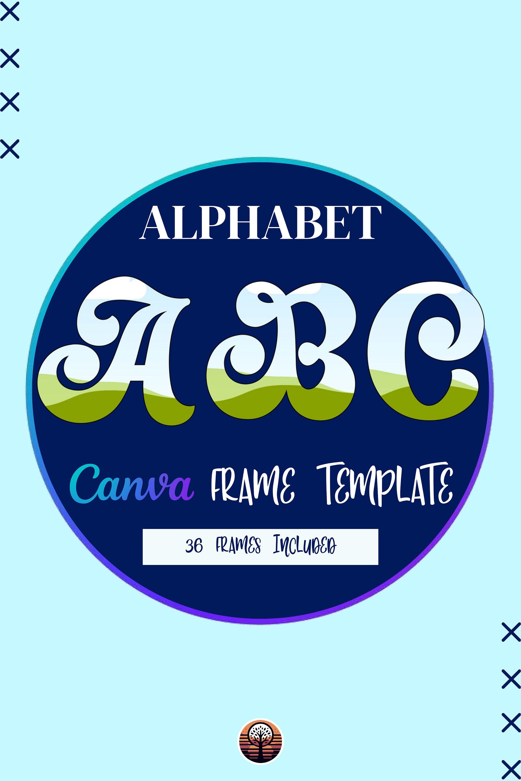 Vintage Swirl Script Font Alphabet Template for Commercial Use ...