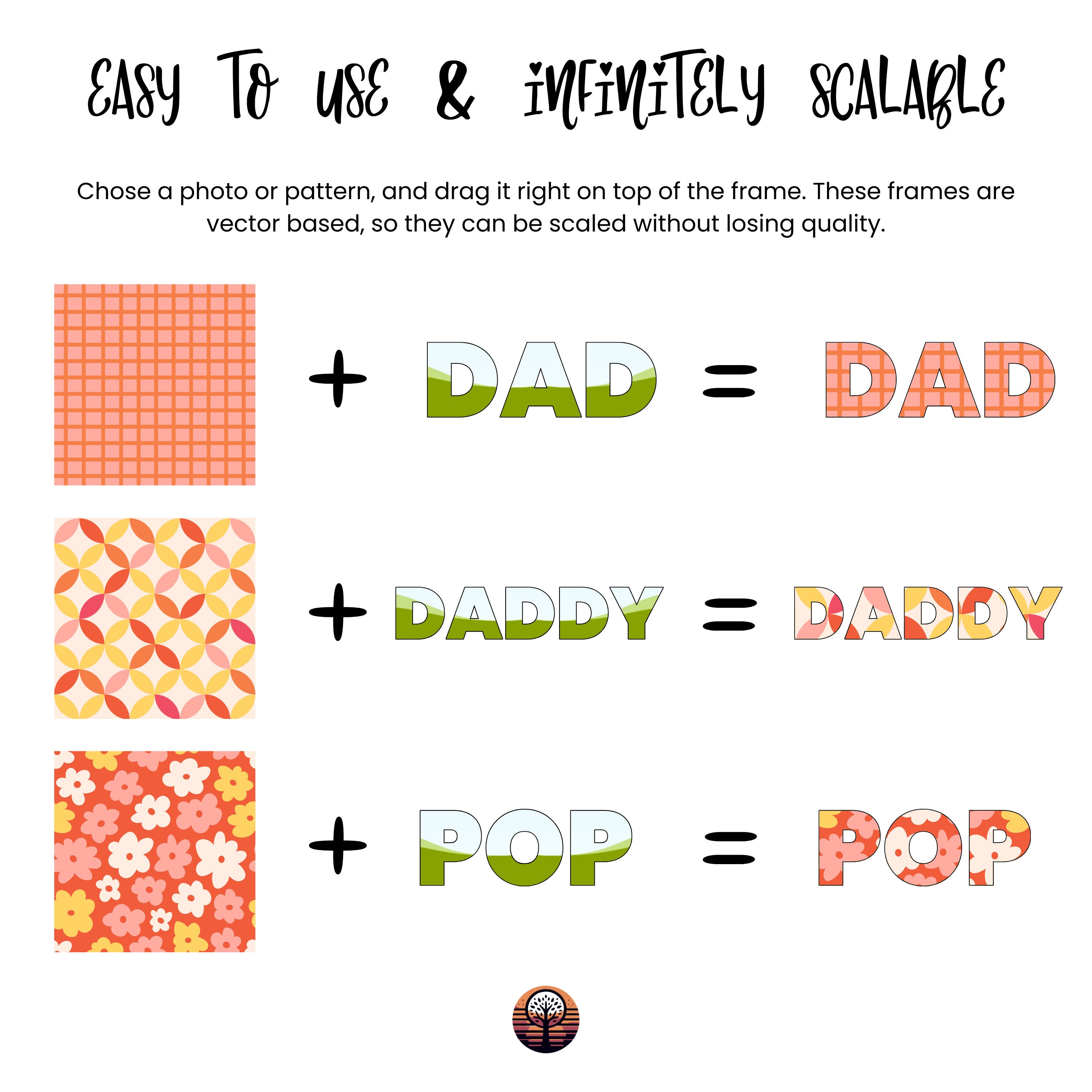 Dad-themed Ways to Say Dad Canva Frame Templates - 40 Editable Designs ...