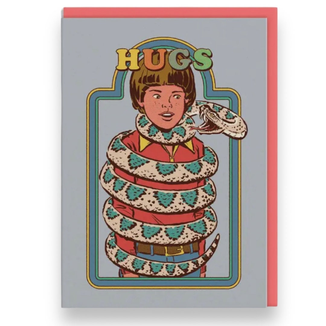 LOVE CARD: Steven Rhodes, Snake Hugs - Etsy