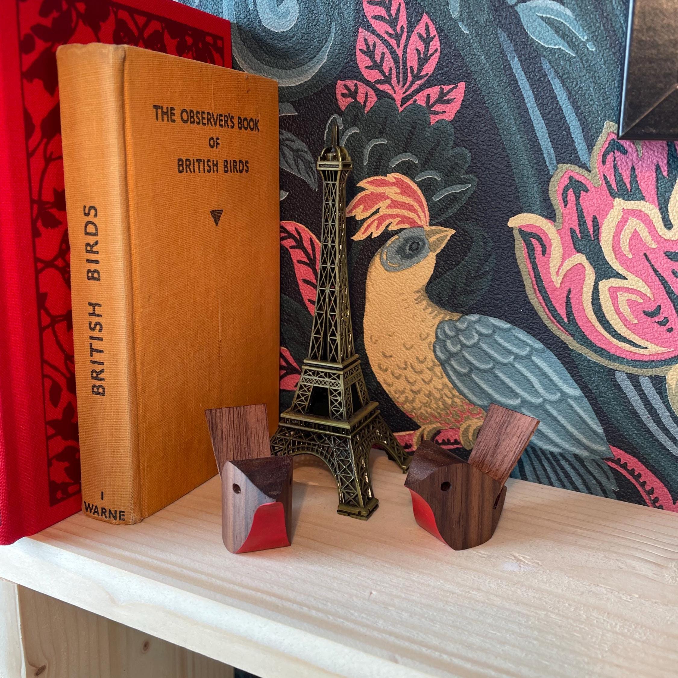 Little Chirpy: Red Walnut, Cute Wooden Robin, Handmade Bird Figurine ...