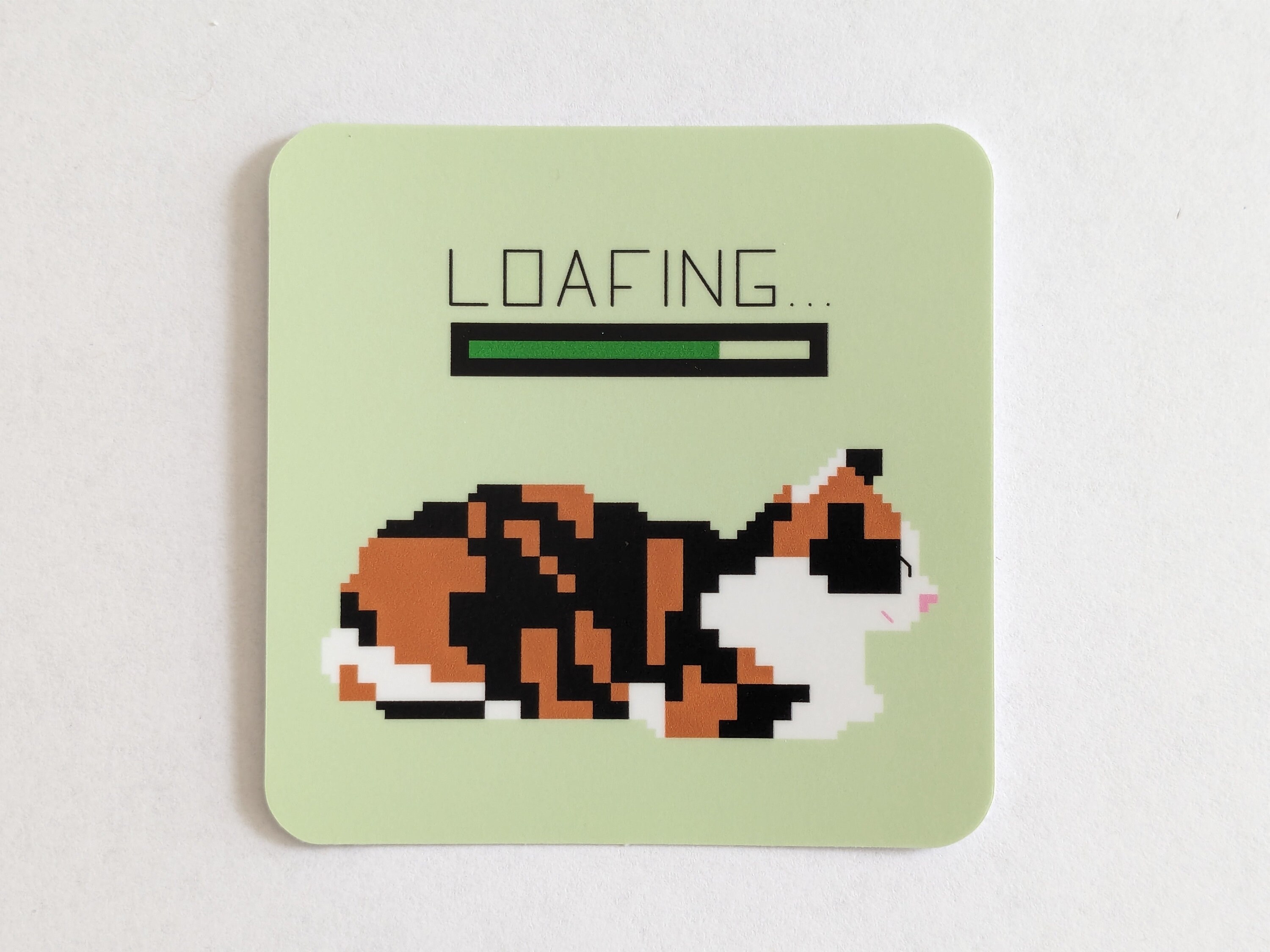 Pixel Cat Sticker Set: Four Pixel Art Stickers of Cats With Computer ...