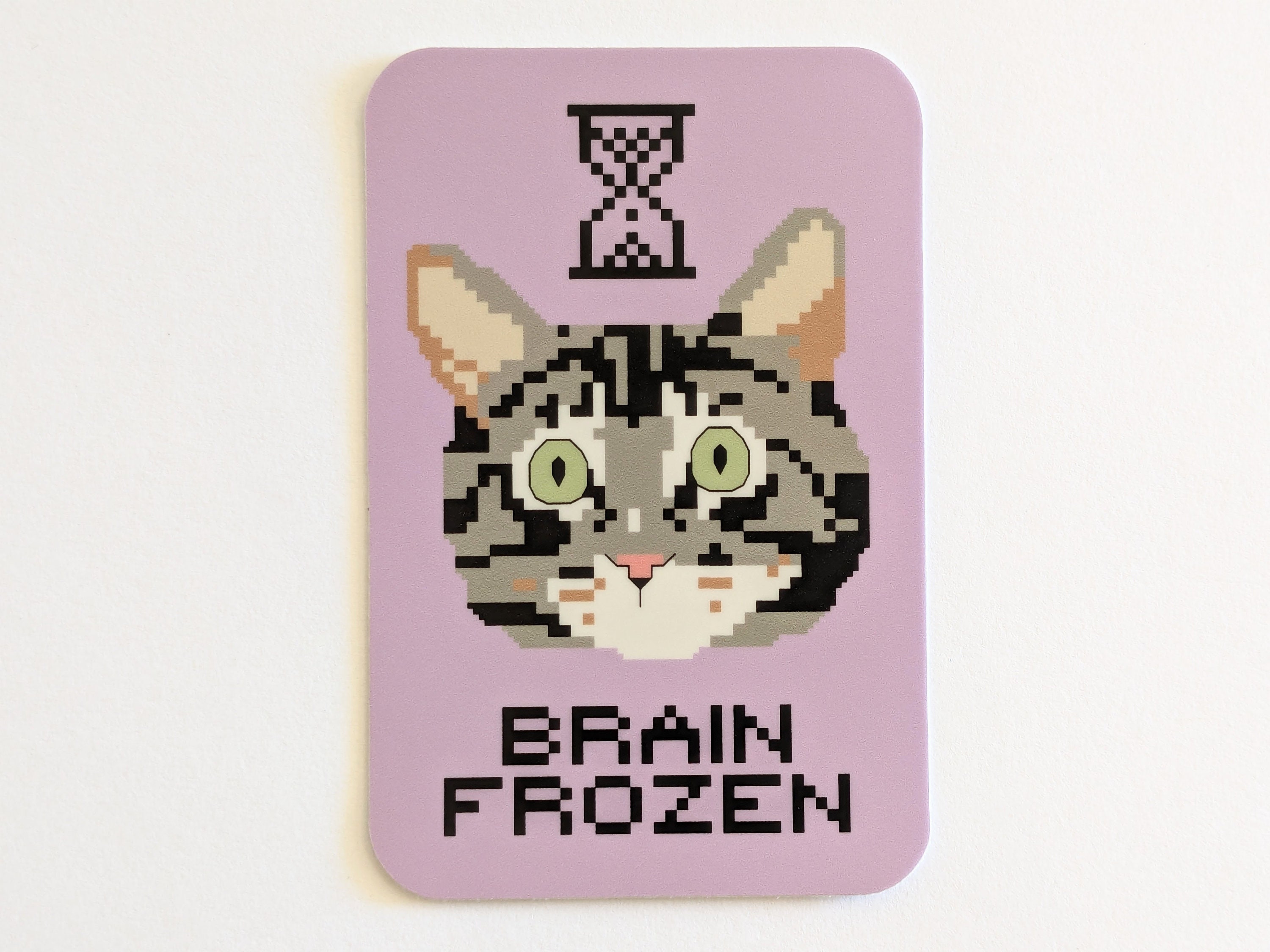 Pixel Cat Sticker Set: Four Pixel Art Stickers of Cats With Computer ...