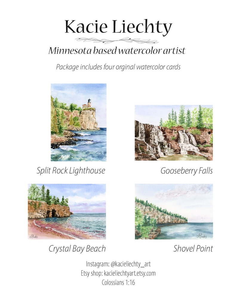 North Shore Card Collection, Minnesota State Park, North Shore ...