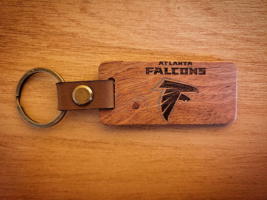 Fathers Day Atlanta Falcons Keychain,sports Team Lover Key Ring,natural ...