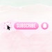 Cute Pink Like and Subscribe Rounded Animation - Etsy
