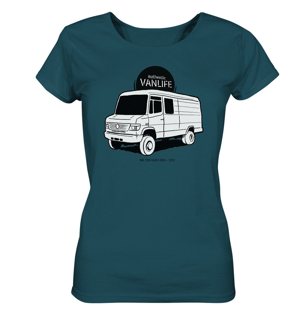 Authentic Vanlife Mercedes Vario T2W Ladies Organic Shirt - Etsy