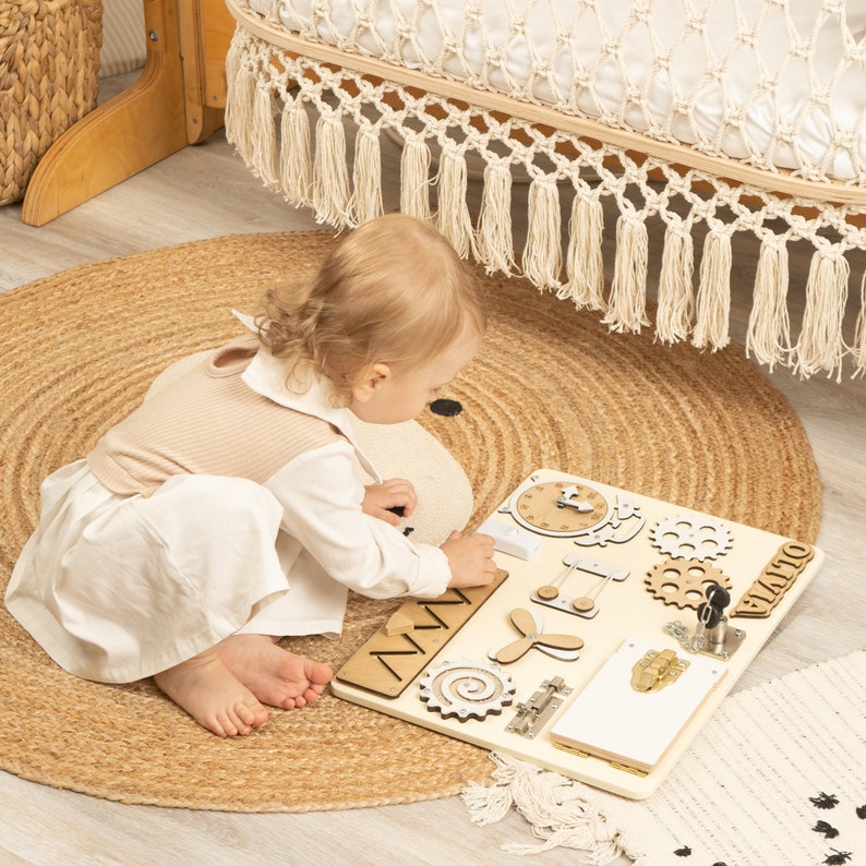 PERSONALIZED Custom Busy Boardbusy Board Toddlermontessori - Etsy