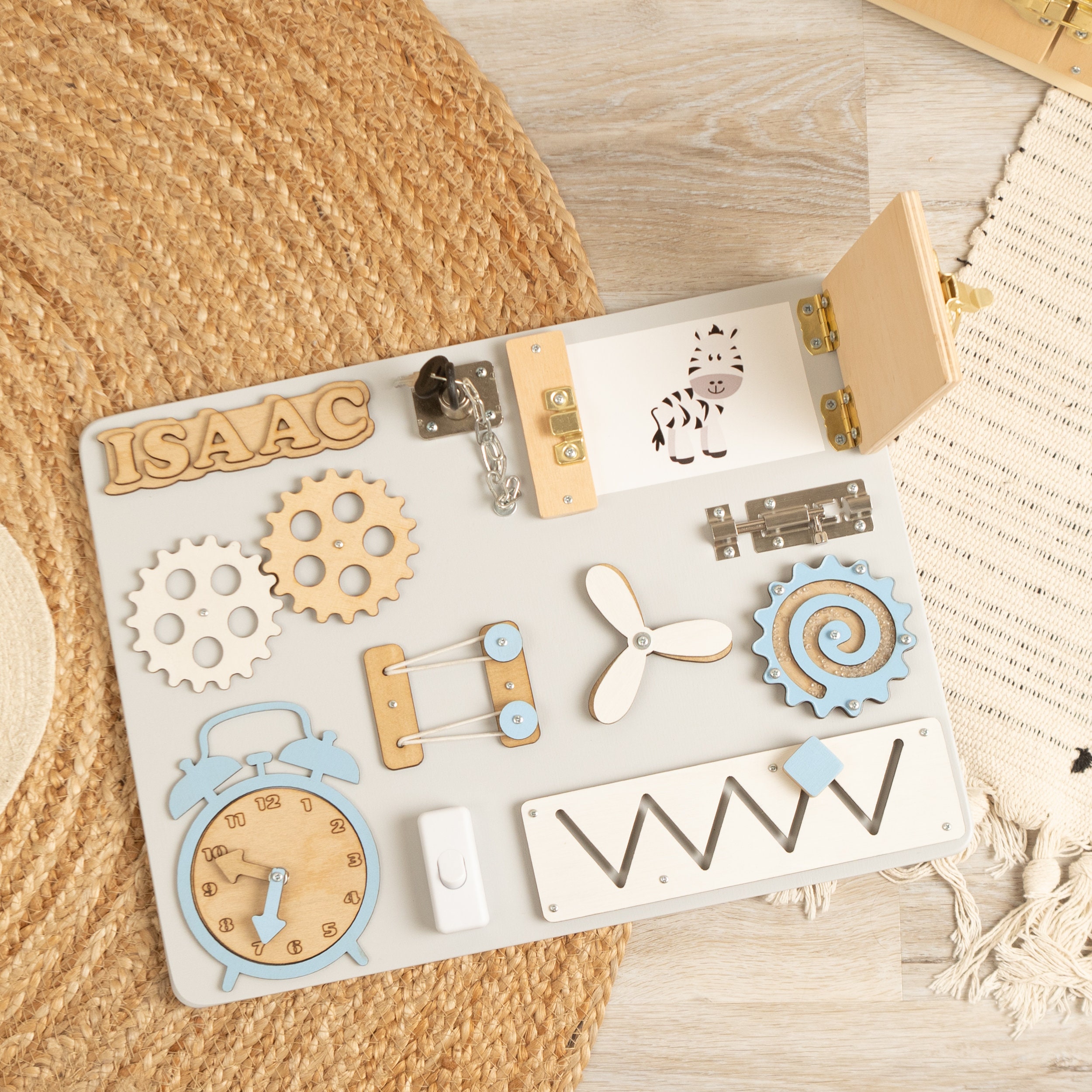 PERSONALIZED Custom Busy Boardbusy Board Toddlermontessori - Etsy