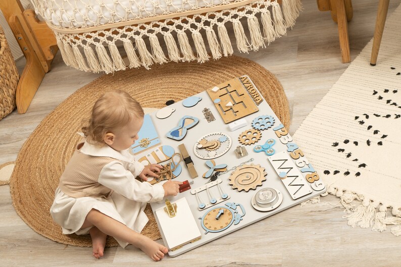 PERSONALIZED Custom Busy Boardbusy Board Toddlermontessori - Etsy