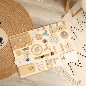 PERSONALIZED Custom Busy Boardbusy Board Toddlermontessori - Etsy