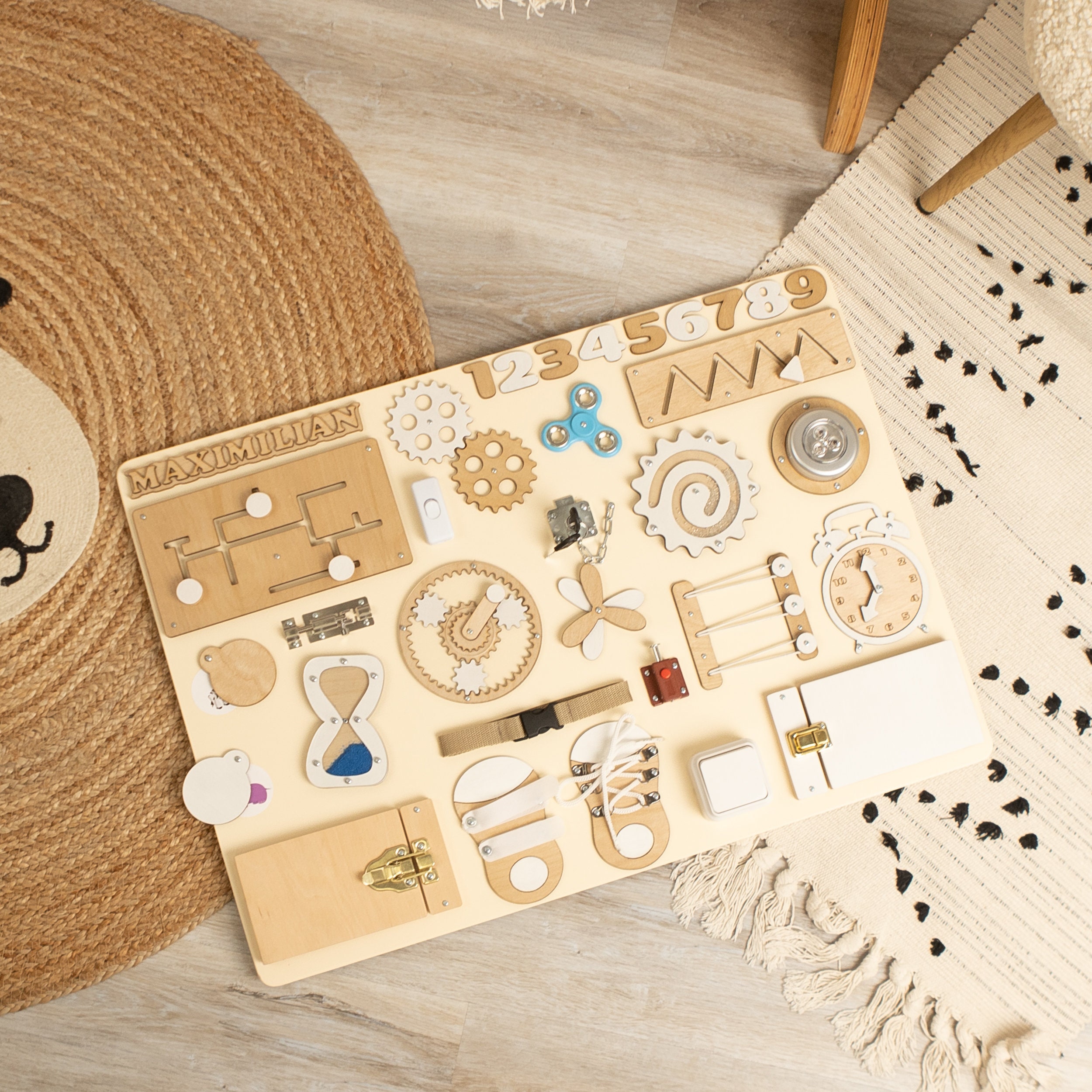 PERSONALIZED Custom Busy Boardbusy Board Toddlermontessori - Etsy