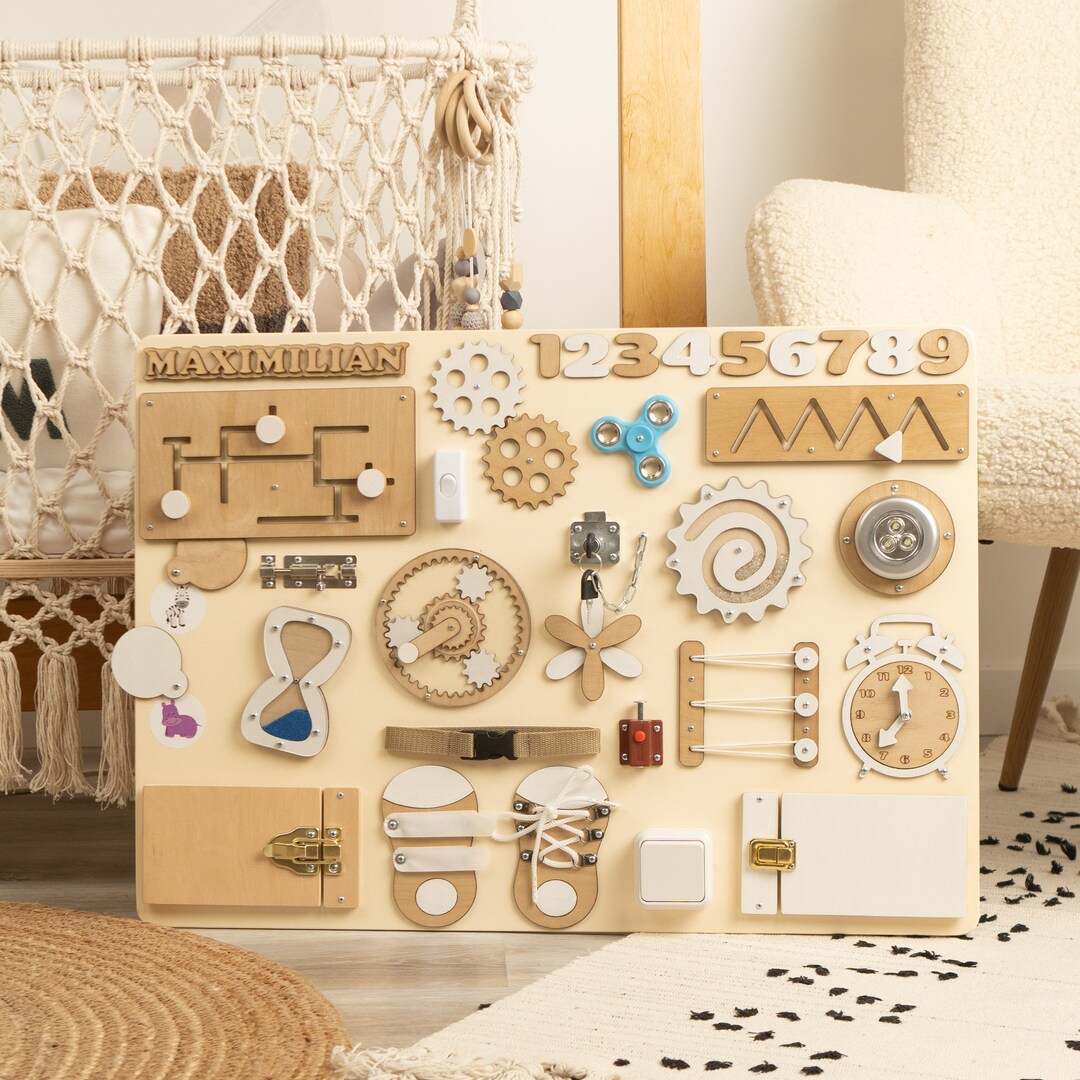 Personalized Busy Board for Toddler Baby Shower Git for Kids ...