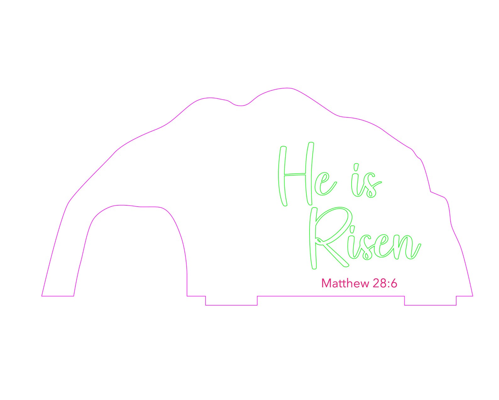 Empty Tomb Easter Decor SVG - Etsy