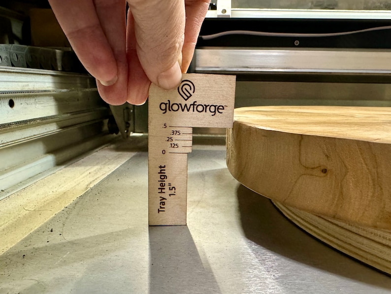 Glowforge Tray Height and Focus Setting Tool- DIGITAL FILE ONLY - Etsy