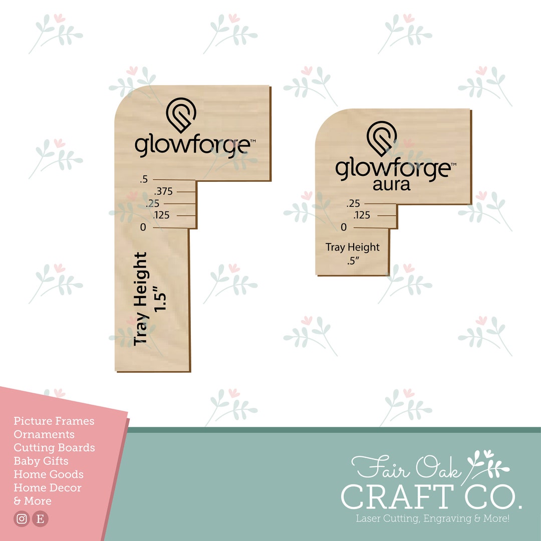 Glowforge Tray Height and Focus Setting Tool- DIGITAL FILE ONLY - Etsy