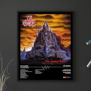 in flames jesterhead cap