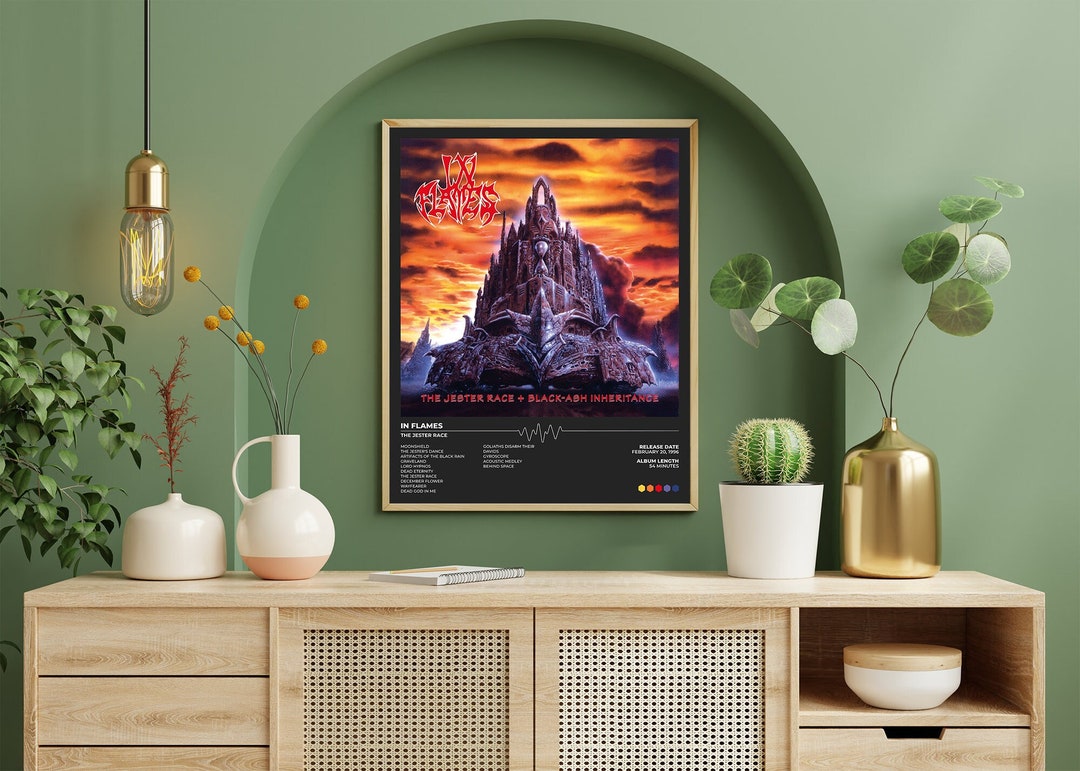 In Flames Poster | the Jester Race Album | Unframed | Album Cover ...