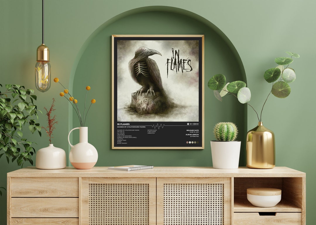 In Flames Poster | Sounds of a Playground Fading Album | Unframed ...