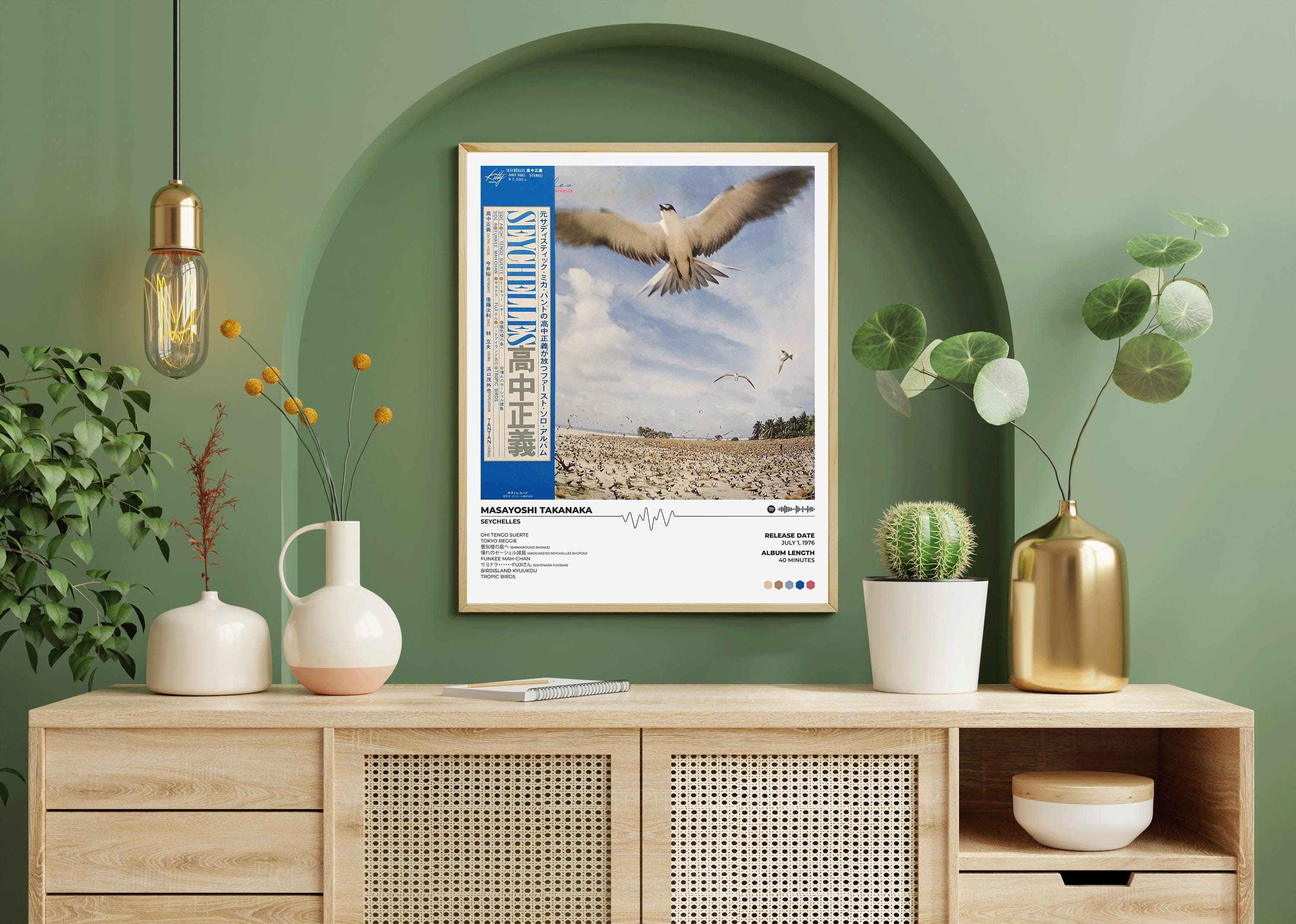 Masayoshi Takanaka - Seychelles Music Album Cover Poster | Unframed ...