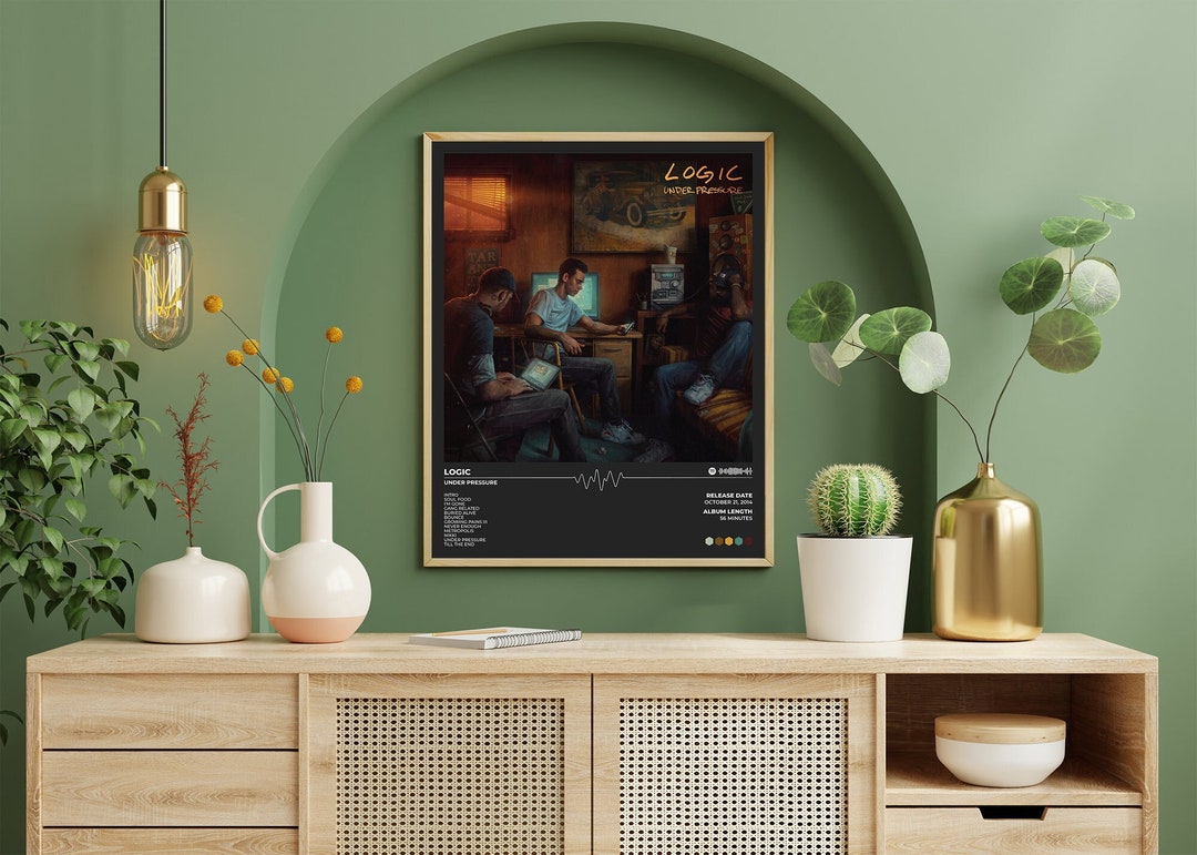 Logic Poster Under Pressure Album Unframed Album Cover Poster Tracklist ...