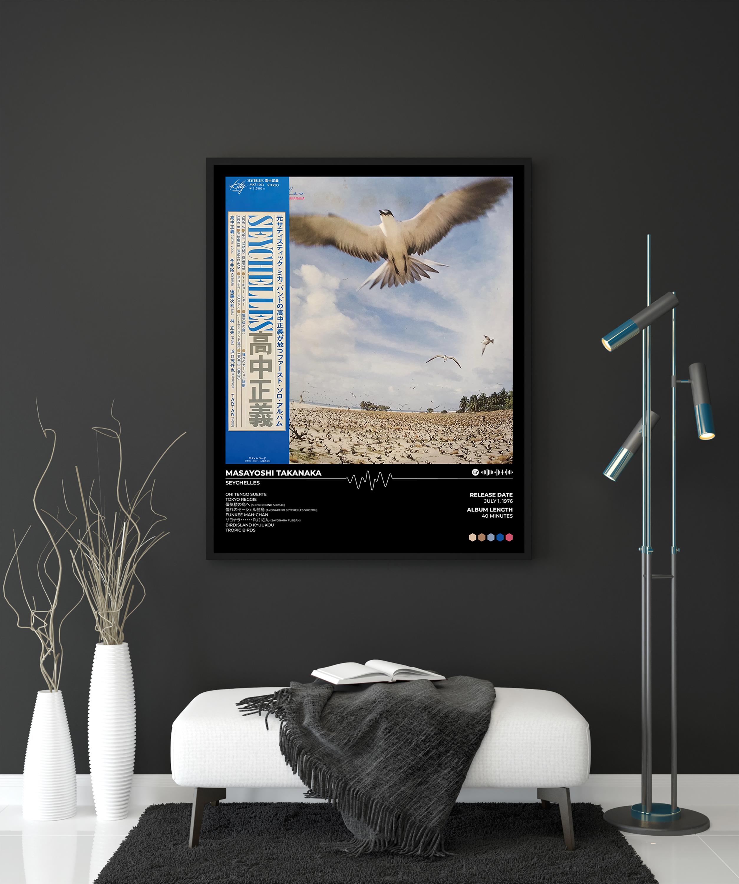 Masayoshi Takanaka - Seychelles Music Album Cover Poster | Unframed ...