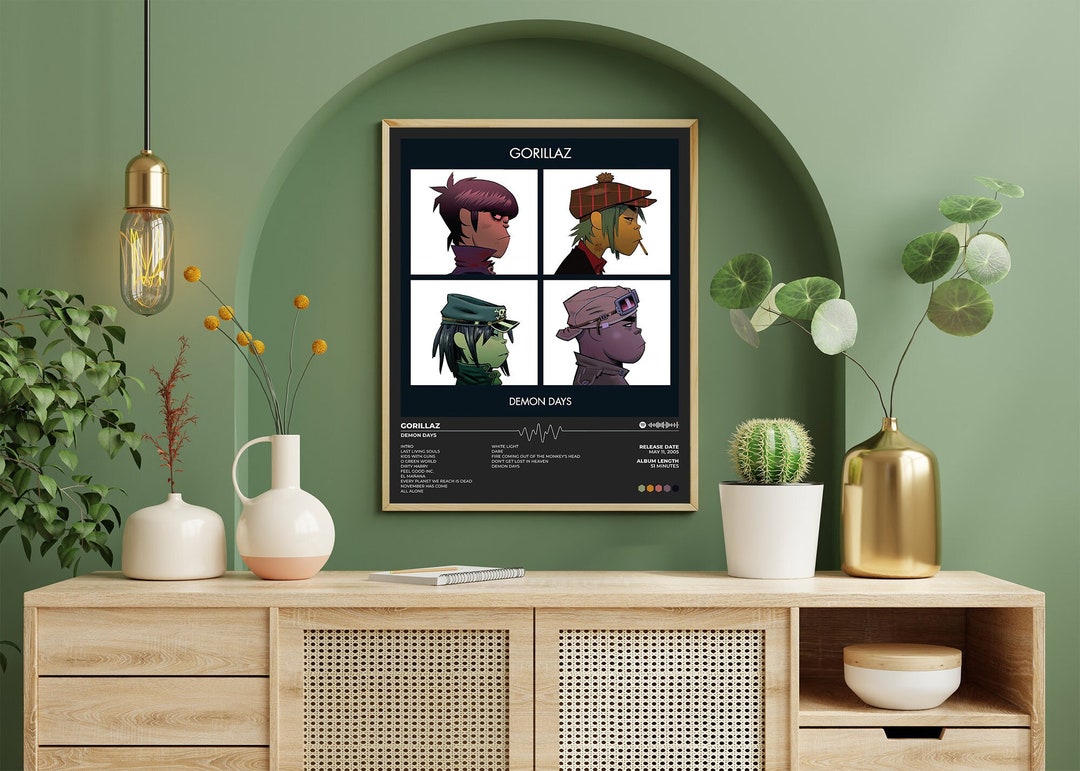 Gorillaz Poster Demon Days Album Unframed Album Cover - Etsy