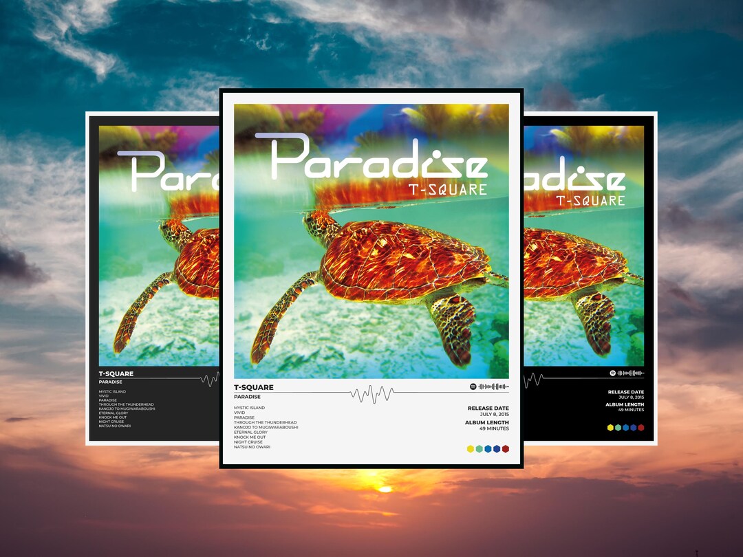 T-square - Paradise Music Album Cover Poster | Unframed Premium Printed ...