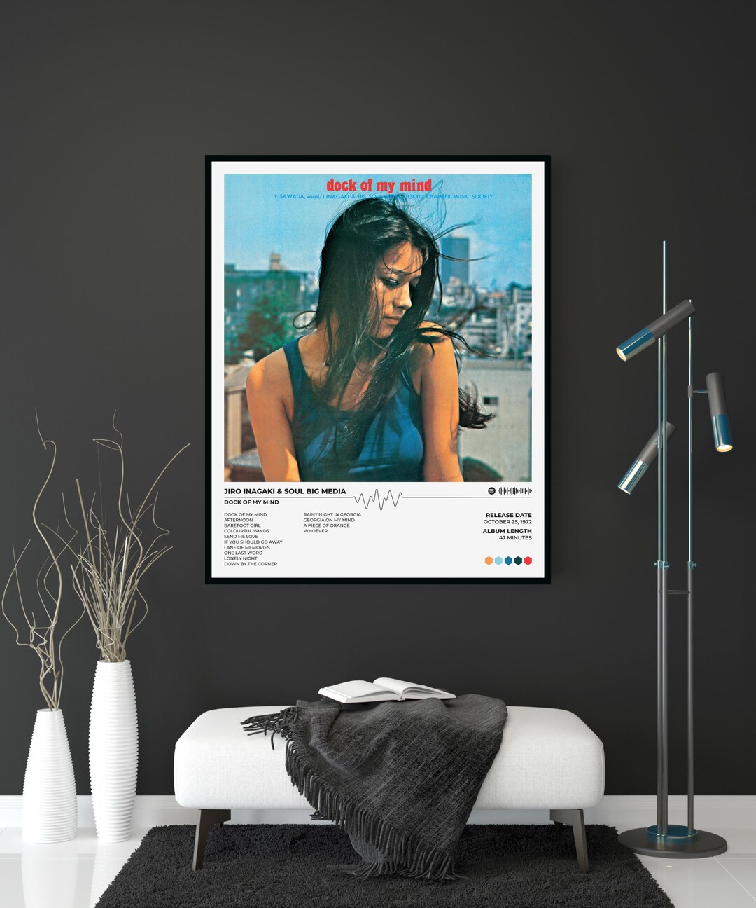 Jiro Inagaki - Dock of My Mind Music Album Cover Poster | Unframed ...