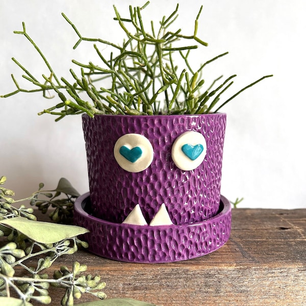 Monster Planter - Etsy