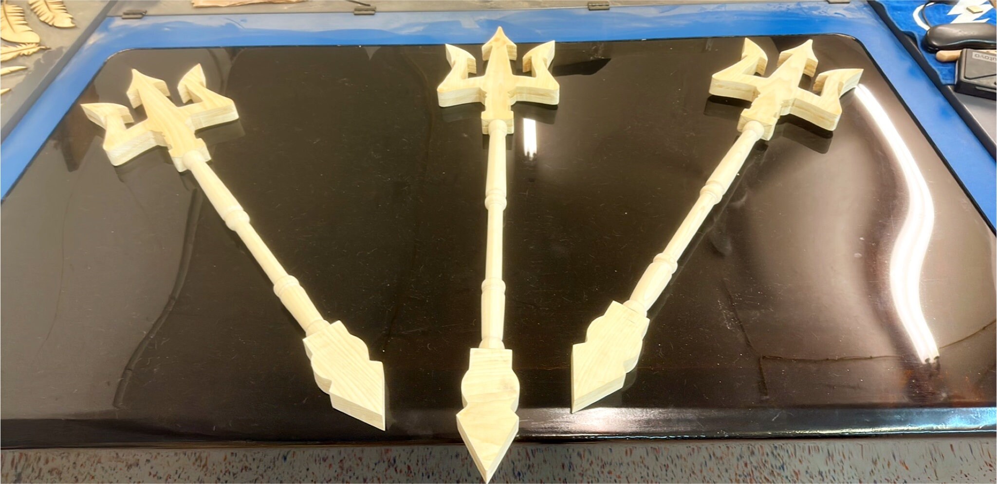 Handmade Nautical Wooden Trident - Etsy