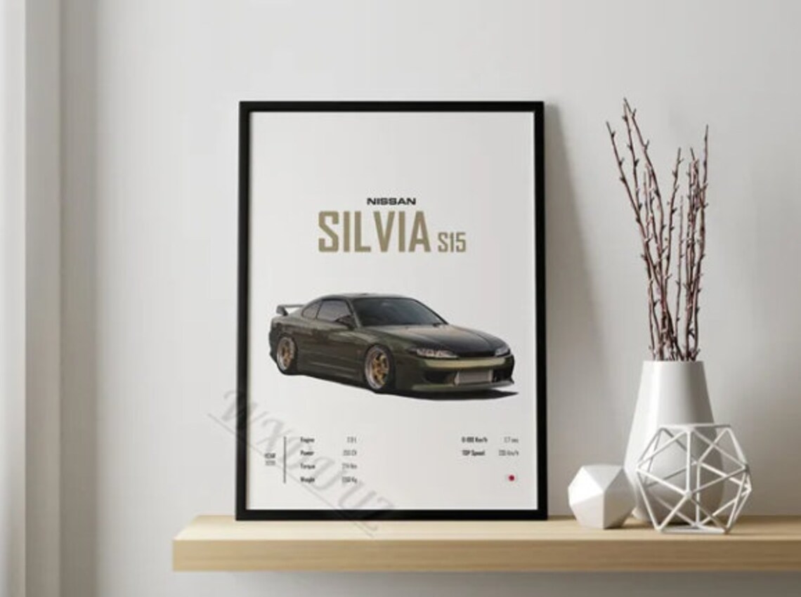 Gearposters Nissan Silvia S15 Poster - Etsy