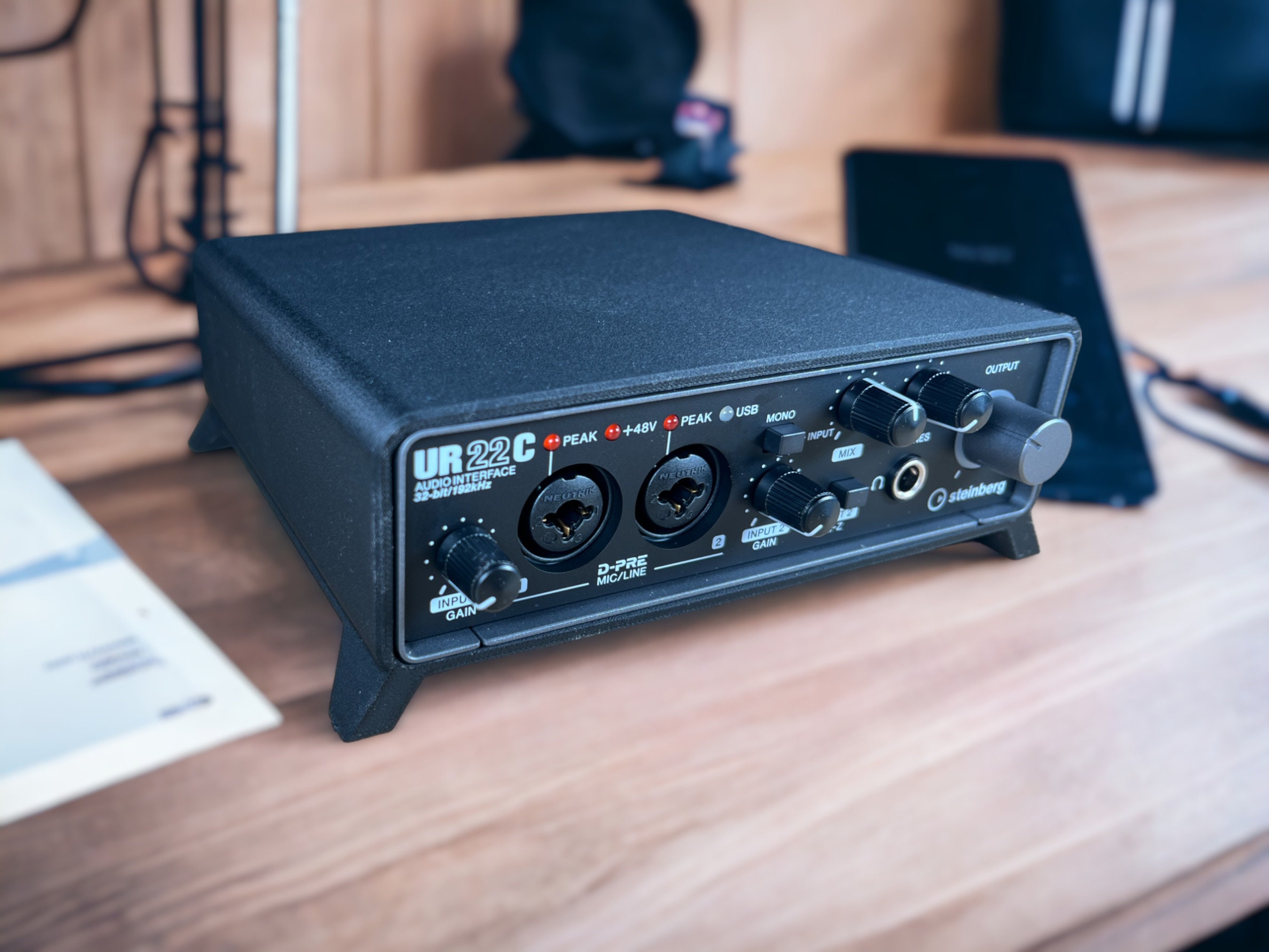 Steinberg UR22C Desk Case Mount Perfect Fit Table Stand Studio Sound ...