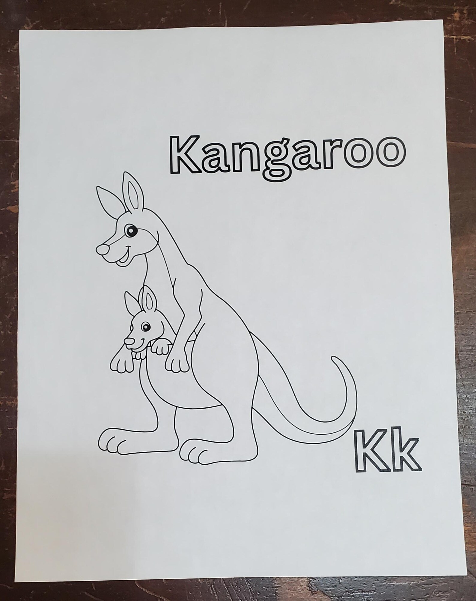 Animal Alphabet Coloring Sheets, Pre-school Coloring Sheets, Alphabet ...