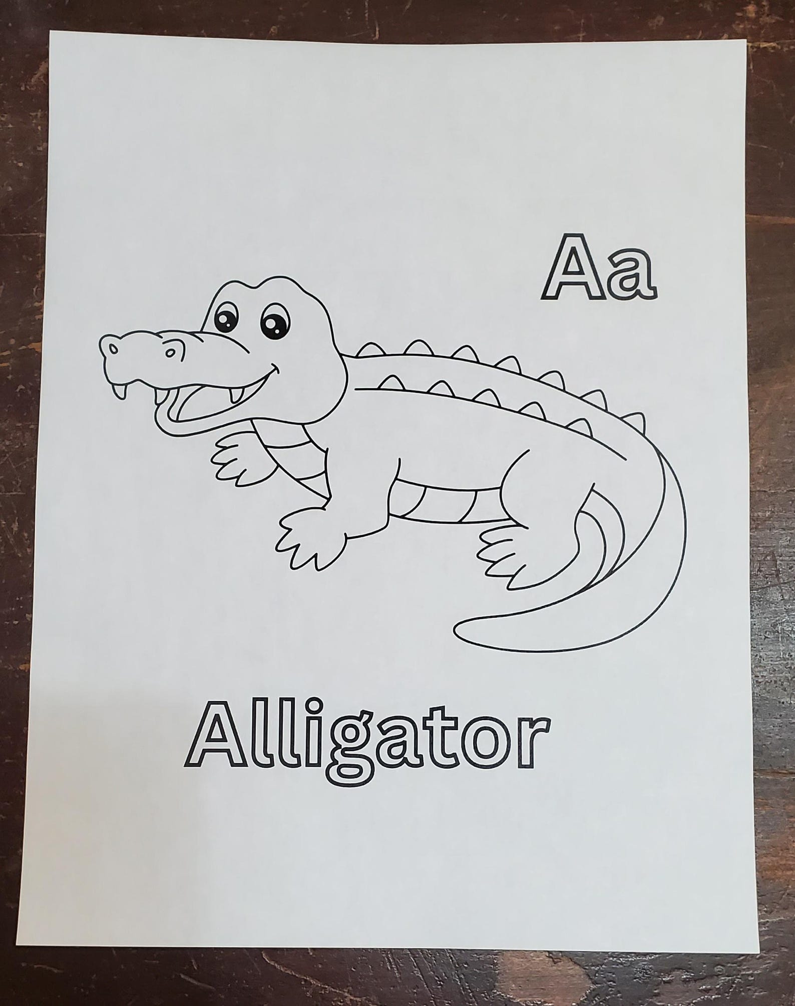 Animal Alphabet Coloring Sheets, Pre-school Coloring Sheets, Alphabet ...