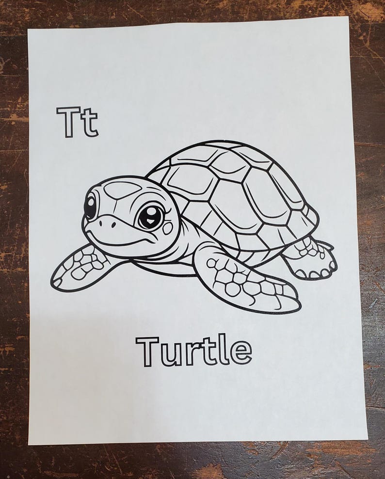 Animal Alphabet Coloring Sheets, Pre-school Coloring Sheets, Alphabet ...