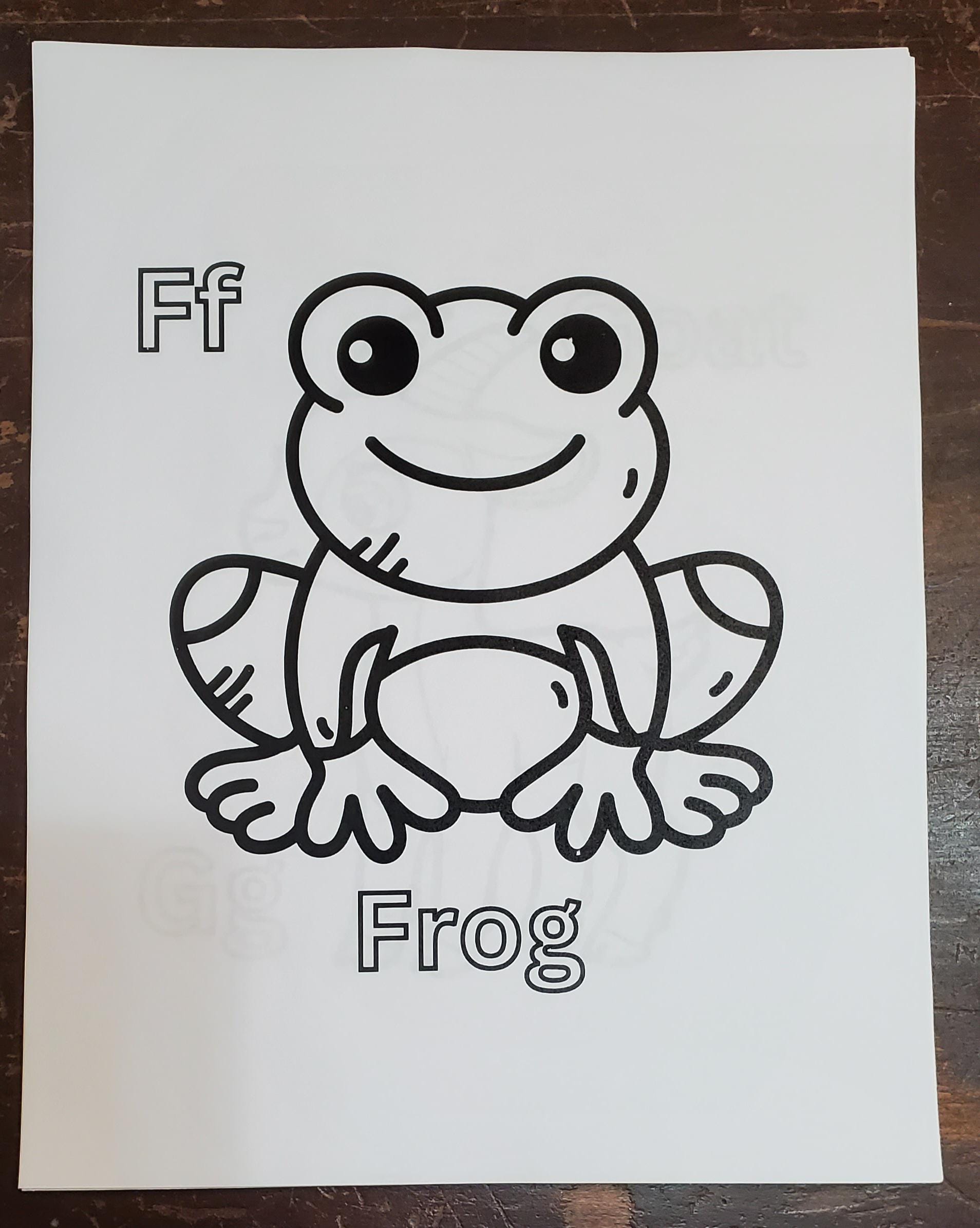 Animal Alphabet Coloring Sheets, Pre-school Coloring Sheets, Alphabet ...