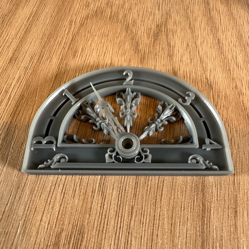 Miniature Antique Vintage Elevator Dial Indicator 1:12, 1/6 Dollhouse ...