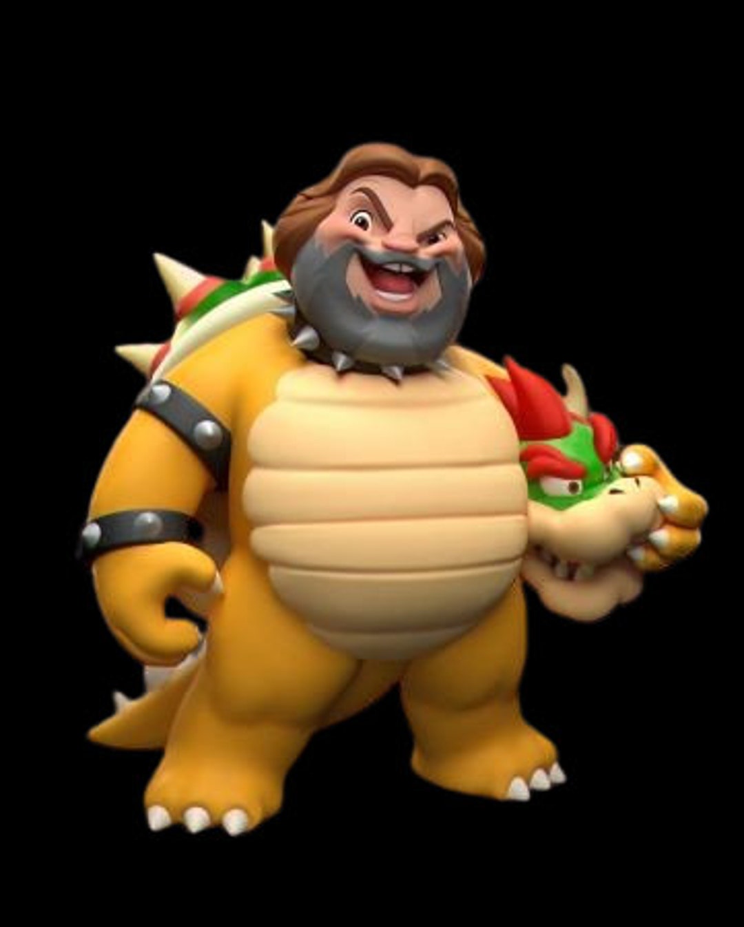 Super Mario Bros Bowser Jack Black 3D STL Files - Etsy