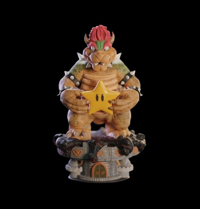 Super Mario Bros Bowser 3D STL Files - Etsy Australia