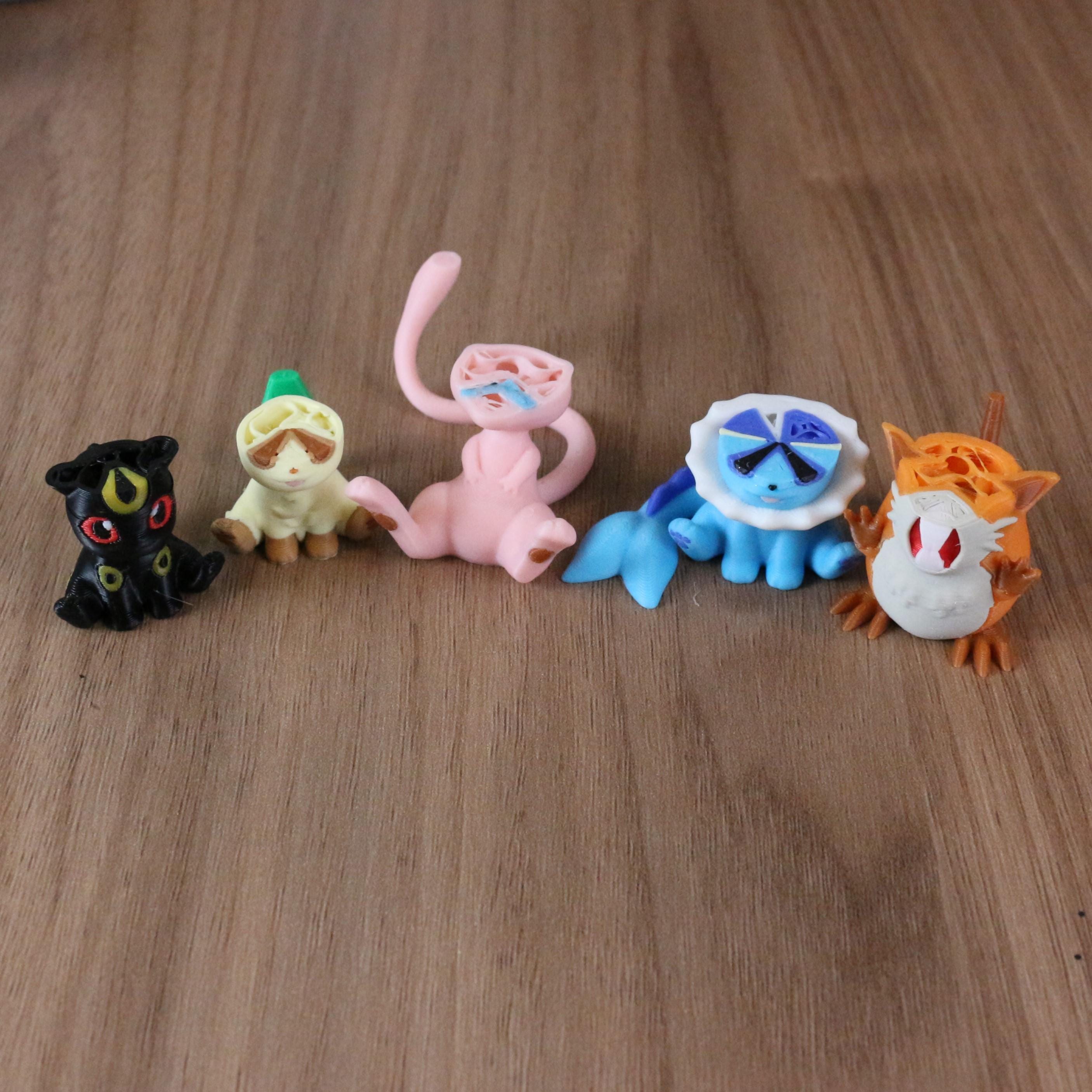 Defected Headless Pokemon Mini Pokepals Fidget Figure Pack of 5 - Etsy