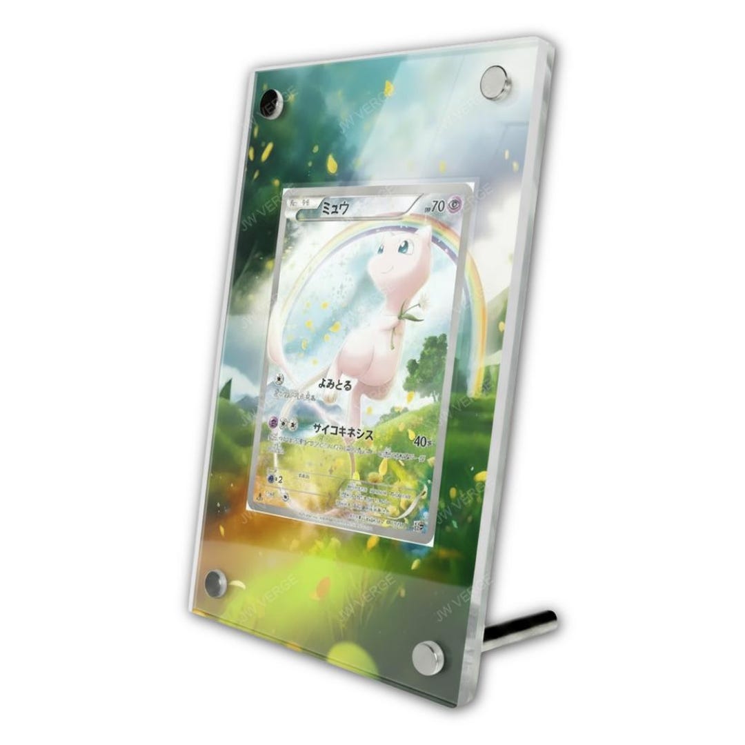 Mew EX - Pokémon Extended Artwork Display Case - Etsy