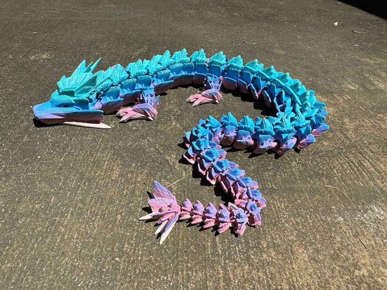 Fin Dragon Fidget Toy - Articulated Dragon - Etsy