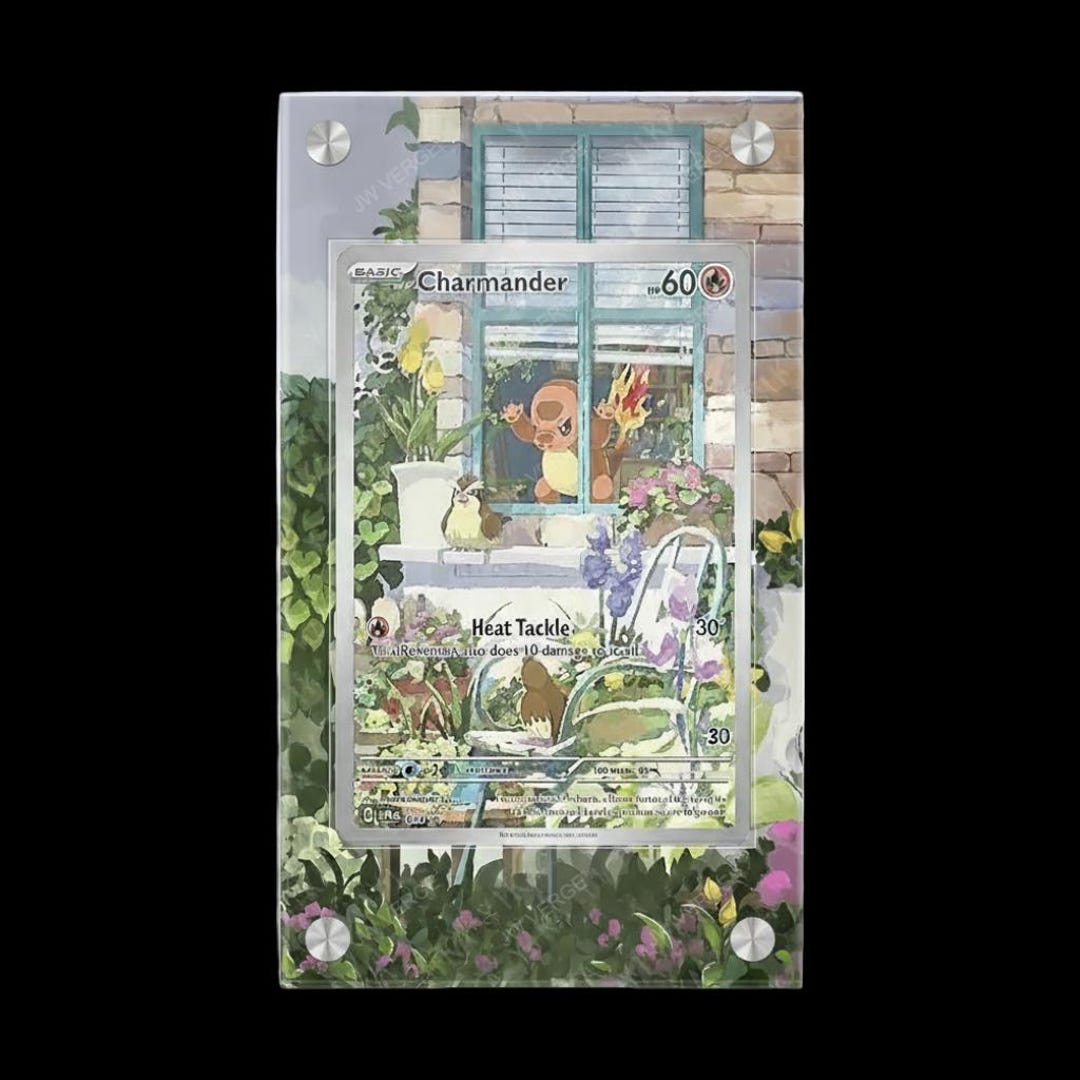 Charmander 044 - Exclusive Pokémon Extended Artwork Display Case - Etsy