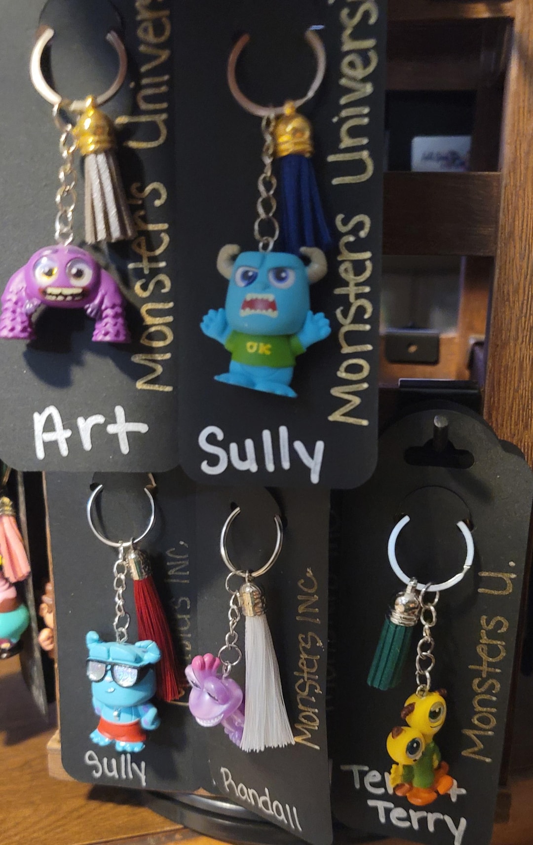Monster's University Disney Keychains - Etsy
